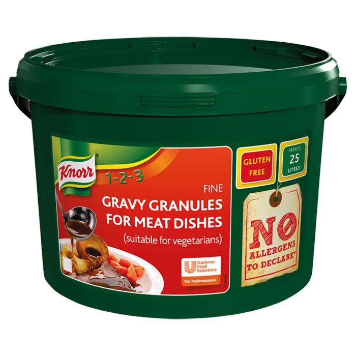 Buy Knorr Meat Gravy Granules25l Yield 1x188kg Order Online From Jj Foodservice